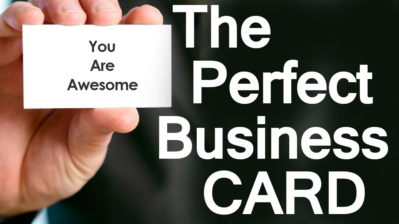 7 Cool Ways To Give Out Your Business Cards