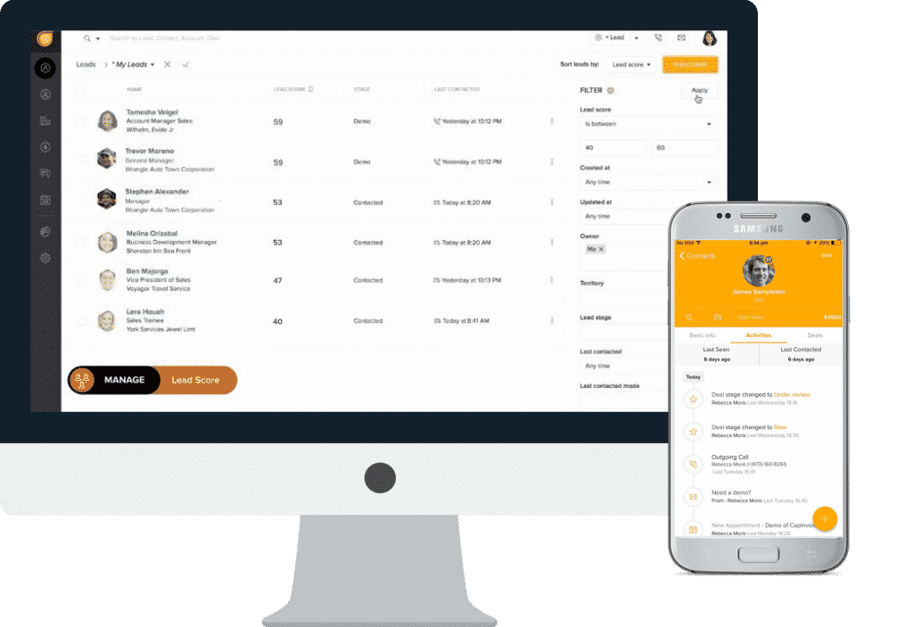 Business Card Scanner for Freshsales CRM